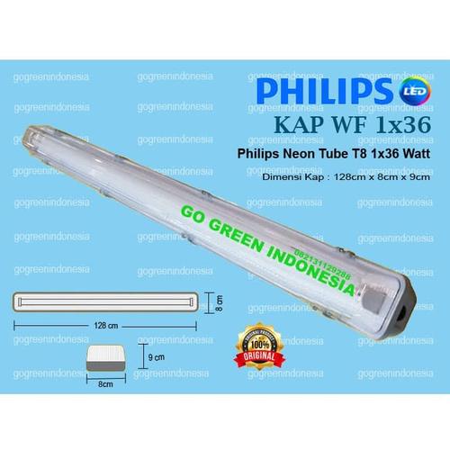 Jual Kap lampu WF T8 1x36w IP65 + Lampu TL Neon 36W (1pcs) - PHILIPS, NEON - Kota Surabaya ...