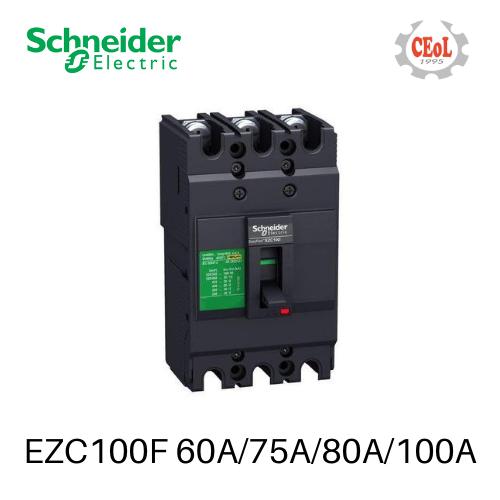 Jual MCCB EasyPact EZC100F 3phase 60A/75A/80A/100A Schneider Electric ...