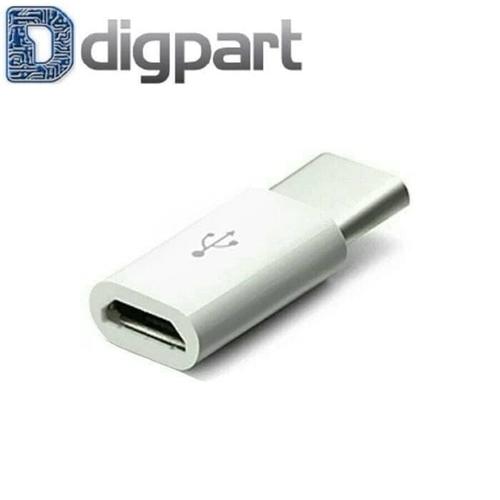 Jual Adapter Sambungan Charger Android Micro USB to Type C - Kota ...