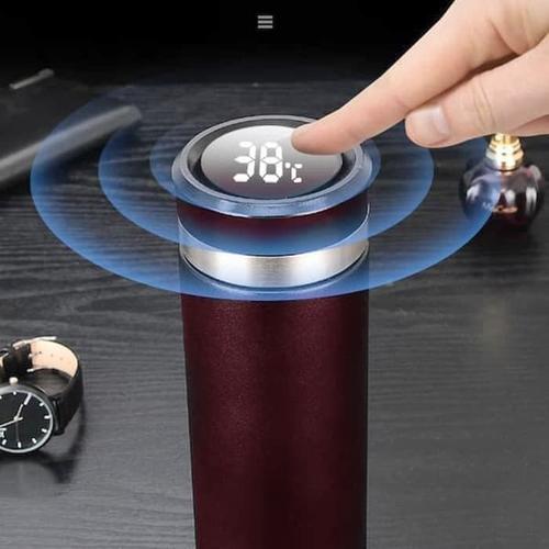 Jual SABLON Termos LED Temperatur Suhu Botol Vacuum Tumbler Termometer ...