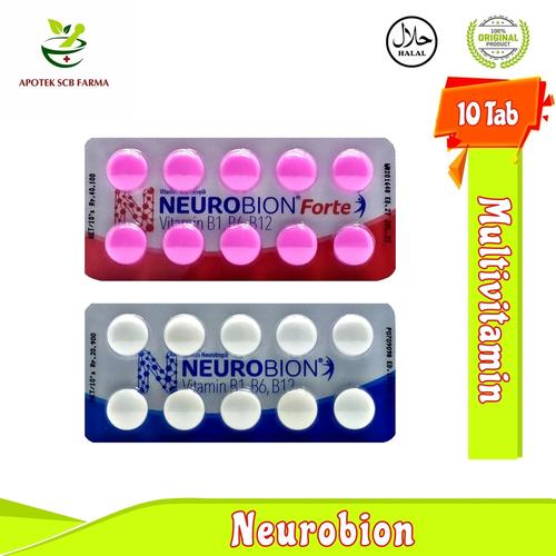 Jual Neurobion Suplemen Sistem Syaraf / Strip Isi 10 Tablet - Nerobion ...