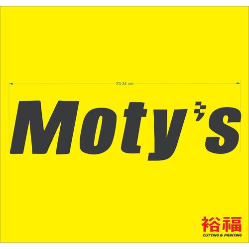 Jual sticker moty's / sticker mobil / cutting sticker motys / jpro ...