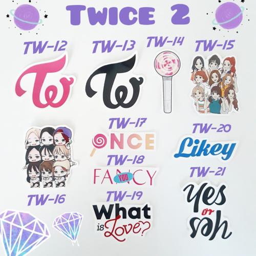 Jual Sticker TWICE 2 Kpop Merchandise - Jakarta Pusat - A-Sticker ...