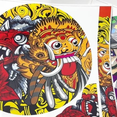 Jual Cetak Sticker Decal Waterslide untuk sangkar burung - kiss cut ...