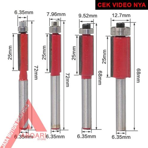Jual straight Bit / Flush Trim bit / mata profil hpl deco / edge ...