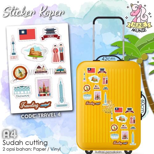 Jual Sticker Koper - Travel 4 - Glossy - Kab. Sidoarjo - Hunie Munie ...