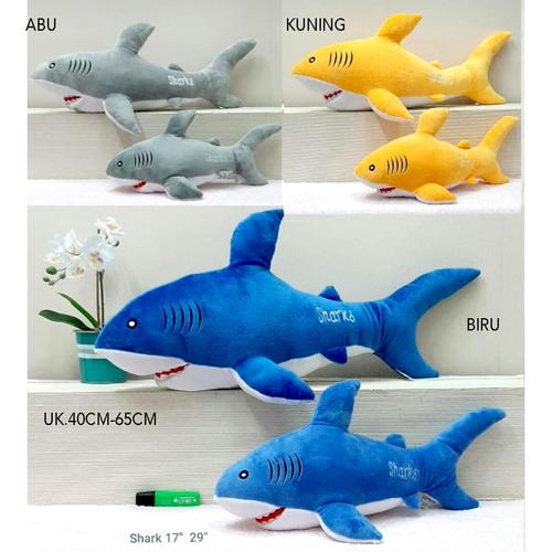 Jual boneka hiu baby shark bahan yelvo lembut boneka ikan animal ...