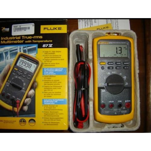 Jual Fluke 87V industrial digital multimeter with temperature tester ...