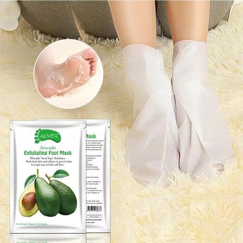 Promo ALIVER Foot Mask Exfoliating Foot Care Avocado Olive Oil Papaya ...
