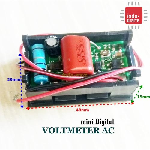 Jual VOLTMETER AC MINI DIGITAL - Kota Semarang - indo-ware | Tokopedia