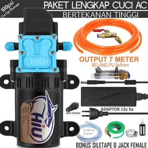 Jual Pompa DC HIU Paket Cuci AC Konektor Slip lock 8mm Nozzle Apolo ...