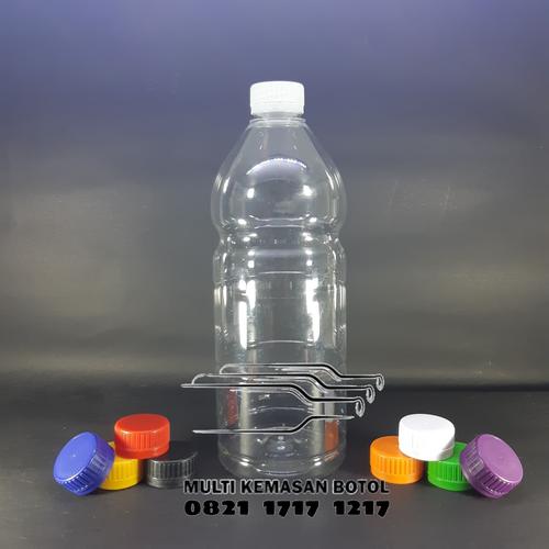 Jual Botol Plastik PET Kopi 1 Liter / Botol 1000 ml - Tutup Ungu ...