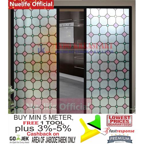 Jual STIKER PELAPIS KACA JENDELA STICKER KACA FILM MOTIF TERBARU L 90 ...