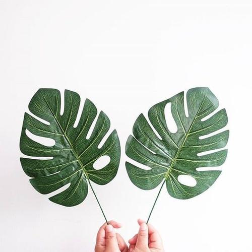 Jual Daun Plastik MONSTERA Artificial Leaf Tanaman Sintettis Daun Palsu ...