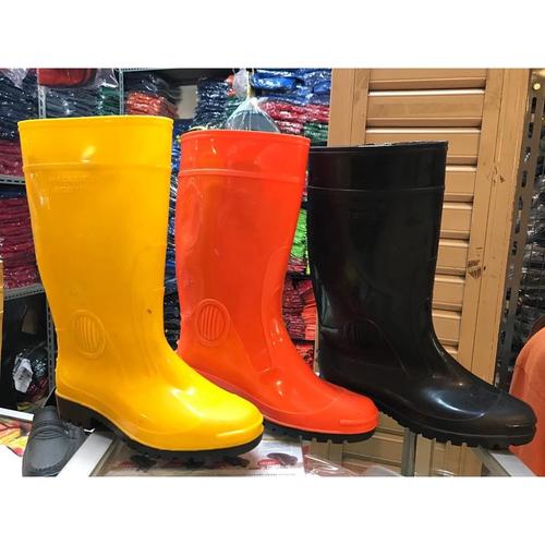 Jual SEPATU BOOT MACKERS KUNING ORANGE HITAM TINGGI - Kuning, 40 ...
