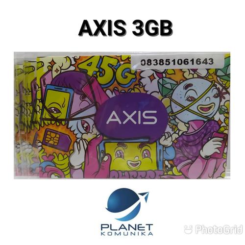 Jual KARTU PERDANA AXIS 3GB - Kota Bandung - planet komunika | Tokopedia