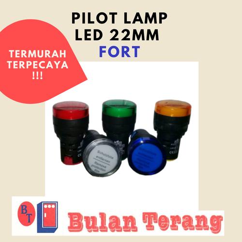 Jual Pilot Lamp LED 22mm merek FORT Direct, LED Indicator - Putih, 380 ...