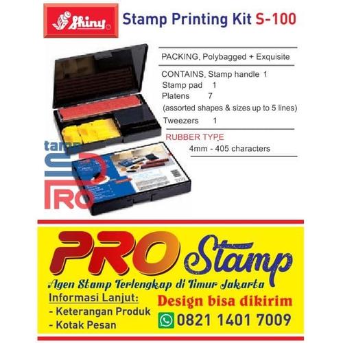 Jual Stempel Shiny Printing Kit S-200(Set) / Stempel Bongkar Pasang ...