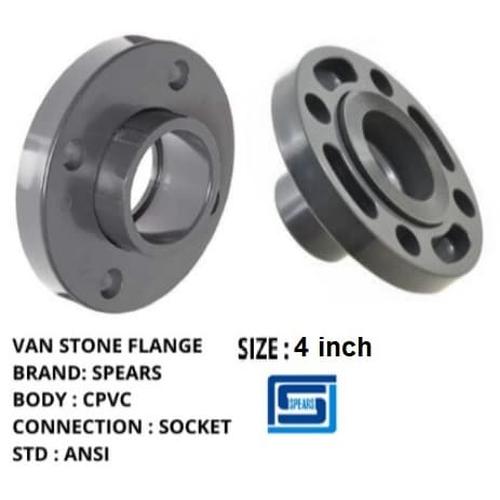 Jual flange cpvc sch 80 van stone thermoplastik spears ansi 4 inch ...
