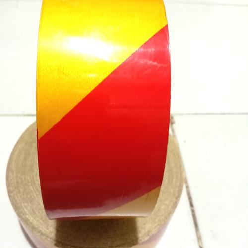 Promo sticker reflektive - stiker Reflektor kuning merah 5 cm x 45 mtr ...