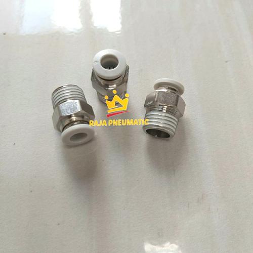 Jual FITTING NEPEL ANGIN LURUS WARNA PUTIH SELANG 10MM DRAT 1/4 PC 10 - 02 - Jakarta Barat ...