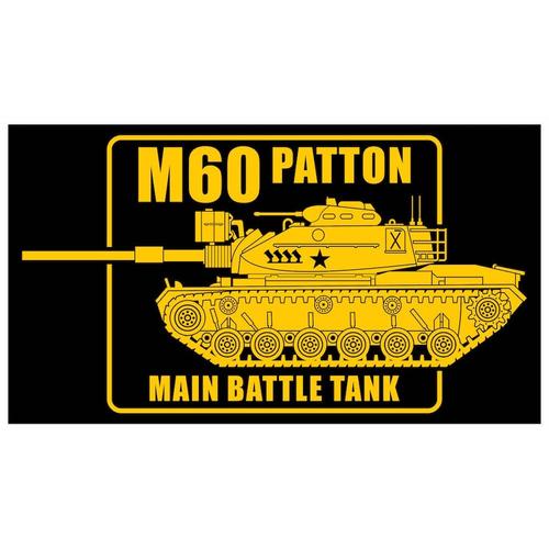 Jual M60 Patton Main Battle Tank Square Cutting Sticker - Kota Bandung ...