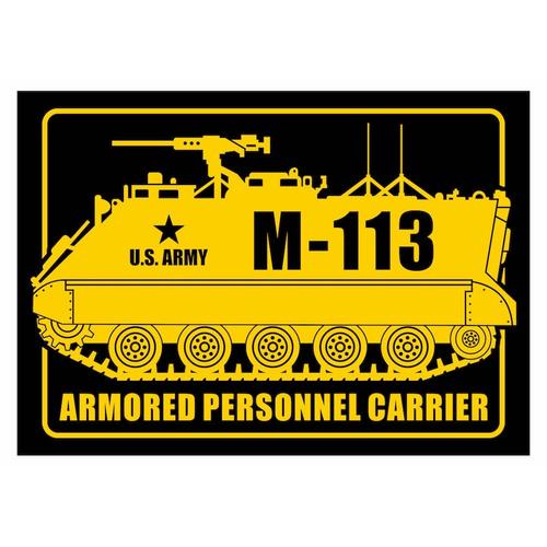 Jual M113 Armoured Personnel Carrier Square Cutting Sticker - Kota ...