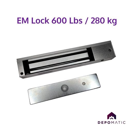 Promo Electromagnetic EM Magnetic Door Lock Mlock 600 Lbs 280 Kg Polos ...