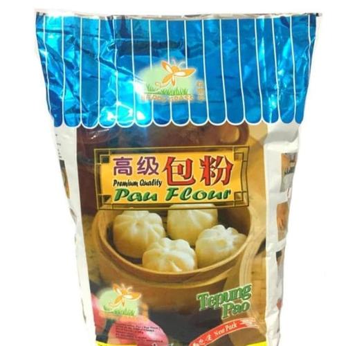 Promo Tepung Pao Happy Grass / Tepung Bakpau / Bapao Flour / Pau Fl ou ...