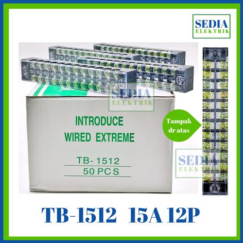 Jual TERMINAL BLOCK KACA TB-1512 15A 12POLE - Kota Cimahi - Sedia Elektrik | Tokopedia