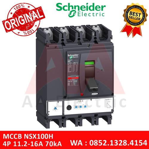 Jual MCCB NSX100H 4P 16A 70kA Compact NSX Schneider - Jakarta Pusat ...