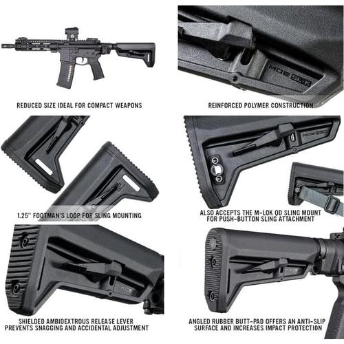 Jual Popor Tactical Moe Sl-K Style Carbine Stock M4 Rifle Airsoft Stock ...