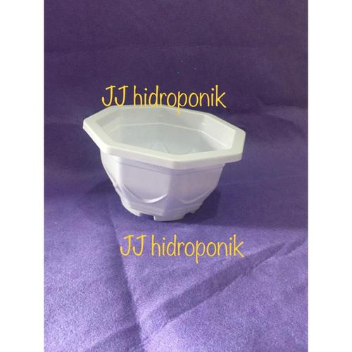 Jual Pot putih agape 190 cocok untuk tanaman aglonema, tanaman daun dll ...