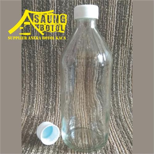 Jual Botol kaca 500 ml clear/Bening Tutup Ulir Segel - Kab. Bogor ...