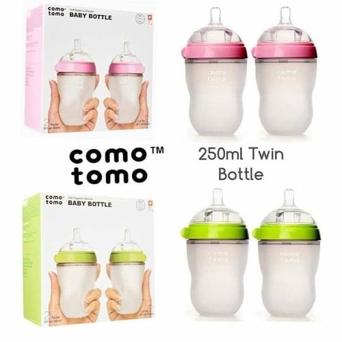Jual Comotomo Botol Bayi 250 ml Twin Pack ( como tomo 1 pack isi 2 ...