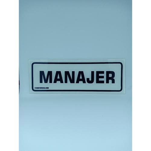 Jual Papan Nama Acrylic /Akrilik Stiker Sign Board Manager - Kab ...