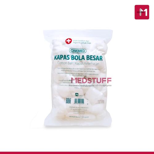 Jual Kapas Bola BESAR Onemed isi 100ball 160gram - Jakarta Barat ...