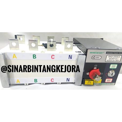 Jual SALZER COS MOTORIZED / AUTOMATIC CHANGE OVER SWITCH 4P SAD-250A-4 ...