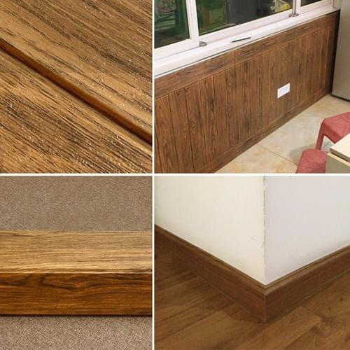 Jual URAT KAYU Wallpaper Foam 70 CM X 77 CM 3D WOOD LIST SPONS KAYU ...