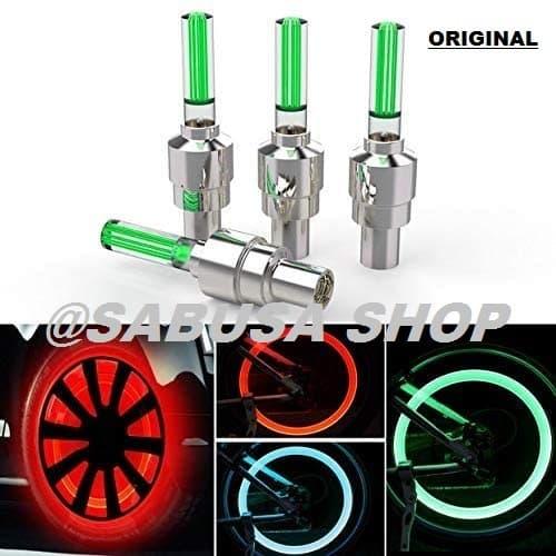 Promo Tutup Pentil Lampu LED Ban Roda Sepeda Motor Mobil Nyala Sensor ...
