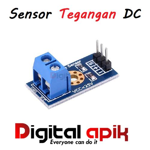 Jual Voltage Sensor Tegangan DC Volt 0-25V 25V Arduino Raspberry Pi ...