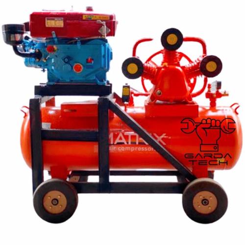 Jual Air Compressor Kompresor Angin 5 HP + Mesin Diesel 8 HP - Kota ...