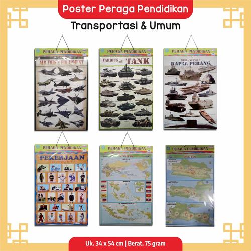 Jual POSTER PERAGA PENDIDIKAN SERI TRANSPORTASI 3 PUSTAKA BARU PRESS ...