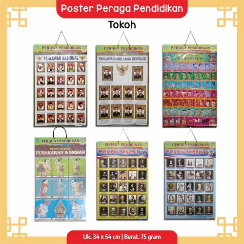 Jual POSTER PERAGA PENDIDIKAN SERI TOKOH PUSTAKA BARU PRESS - Kab ...