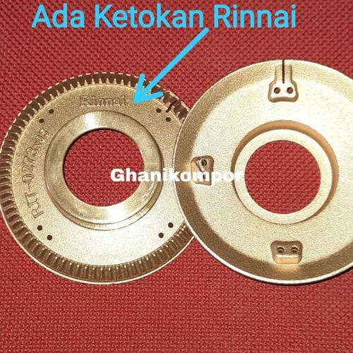 Jual Burner Kuningan kompor gas Rinnai RI-712 A 602 A 522A ORIGINAL ...