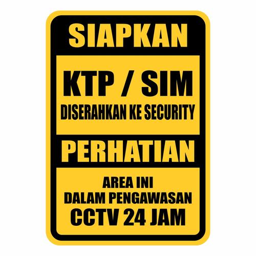 Promo Rambu Plang Himbauan Perumahan 35cm x 50cm Plat Alumunium - Kota ...