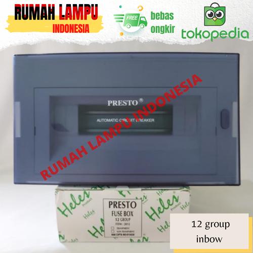 Jual Box Mcb 12 Group Inbow Presto/Rumah MCB Inbow/Box MCB murah PRESTO ...