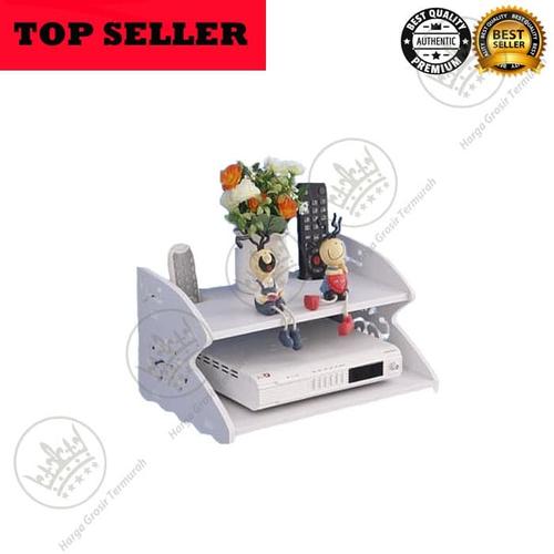 Jual RAK DINDING DEKORASI ROUTER WIFI MODEM TELEPON REMOTE SERBAGUNA ...