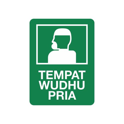 Jual RAMBU TEMPAT WUDHU PRIA AKRILIK/ACRYLIC 15x20CM SIGNAGE - Kota ...