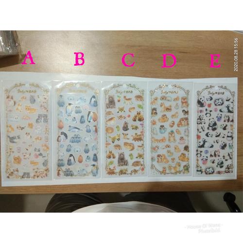 Jual STICKER ANIMALS TRANSPARANT CUTE - STICKER BINATANG - A Cat ...